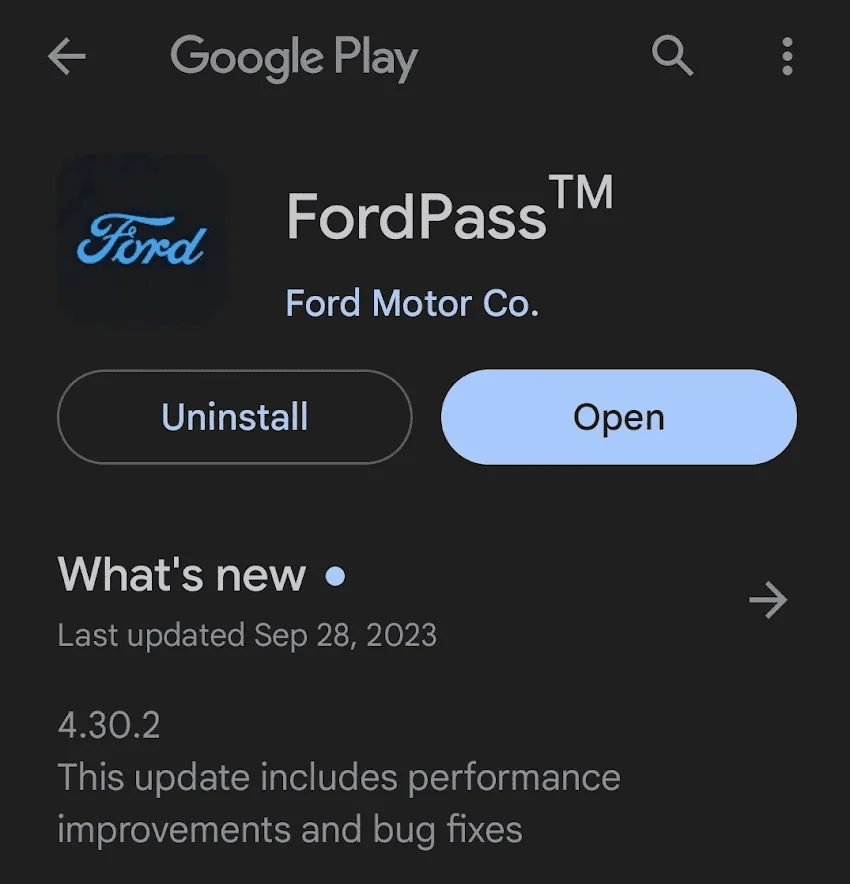 FordPass 4.30.2 update (Performance & Bug Fixes v2) | Page 2 | Ford Lightning Forum For F-150 ...