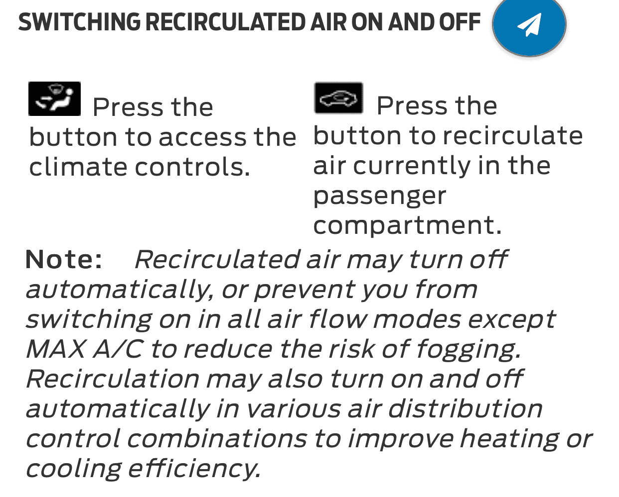 AC recirculation turning off on its own | Ford Lightning Forum For F ...