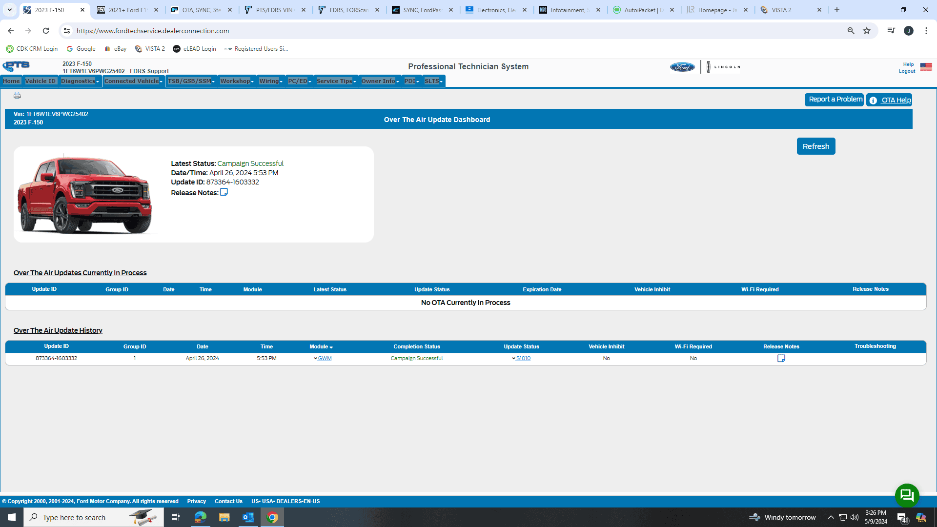 PTS/FDRS VIN Check Thread | Page 18 | Ford Lightning Forum For F-150 ...