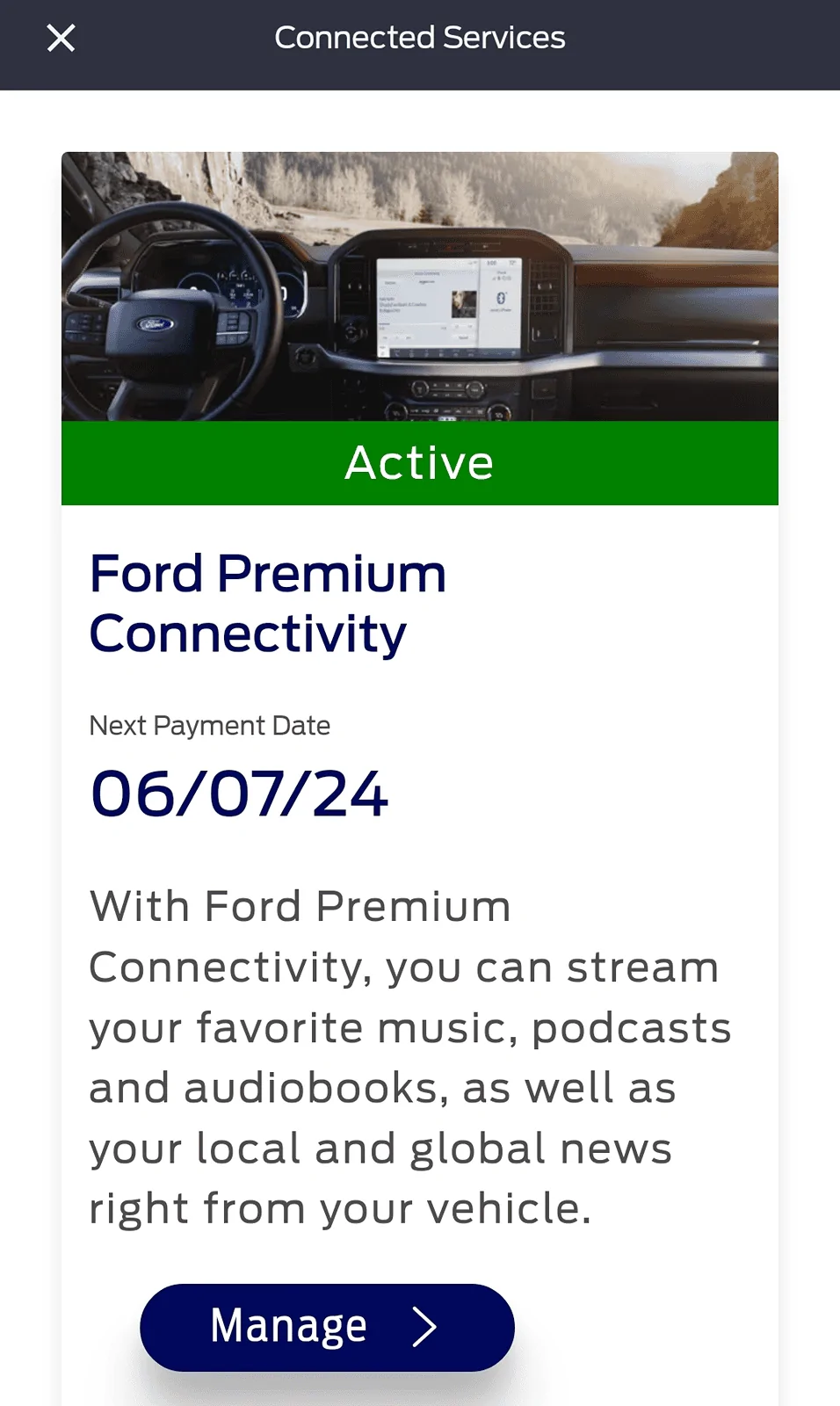 Ford Premium Connectivity | Ford Lightning Forum For F-150 Lightning EV ...