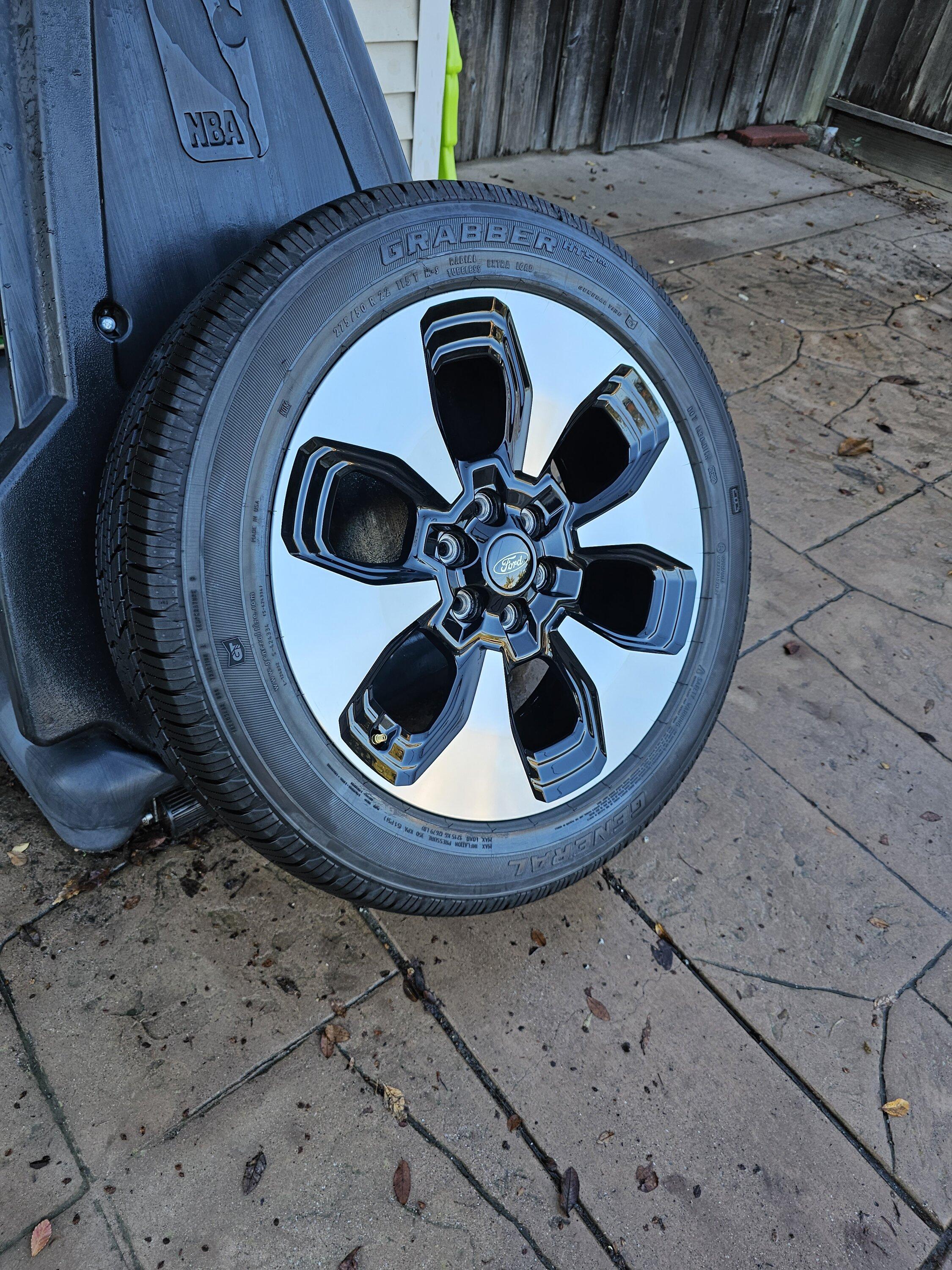 California - F150 Lightning 22" Platinum Wheels and Tires - $1,600 ...