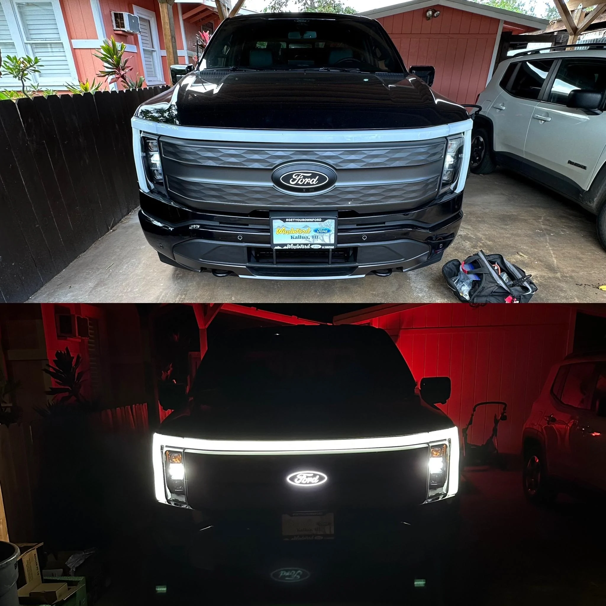Ford sign on front grill | Ford Lightning Forum For F-150 Lightning EV ...