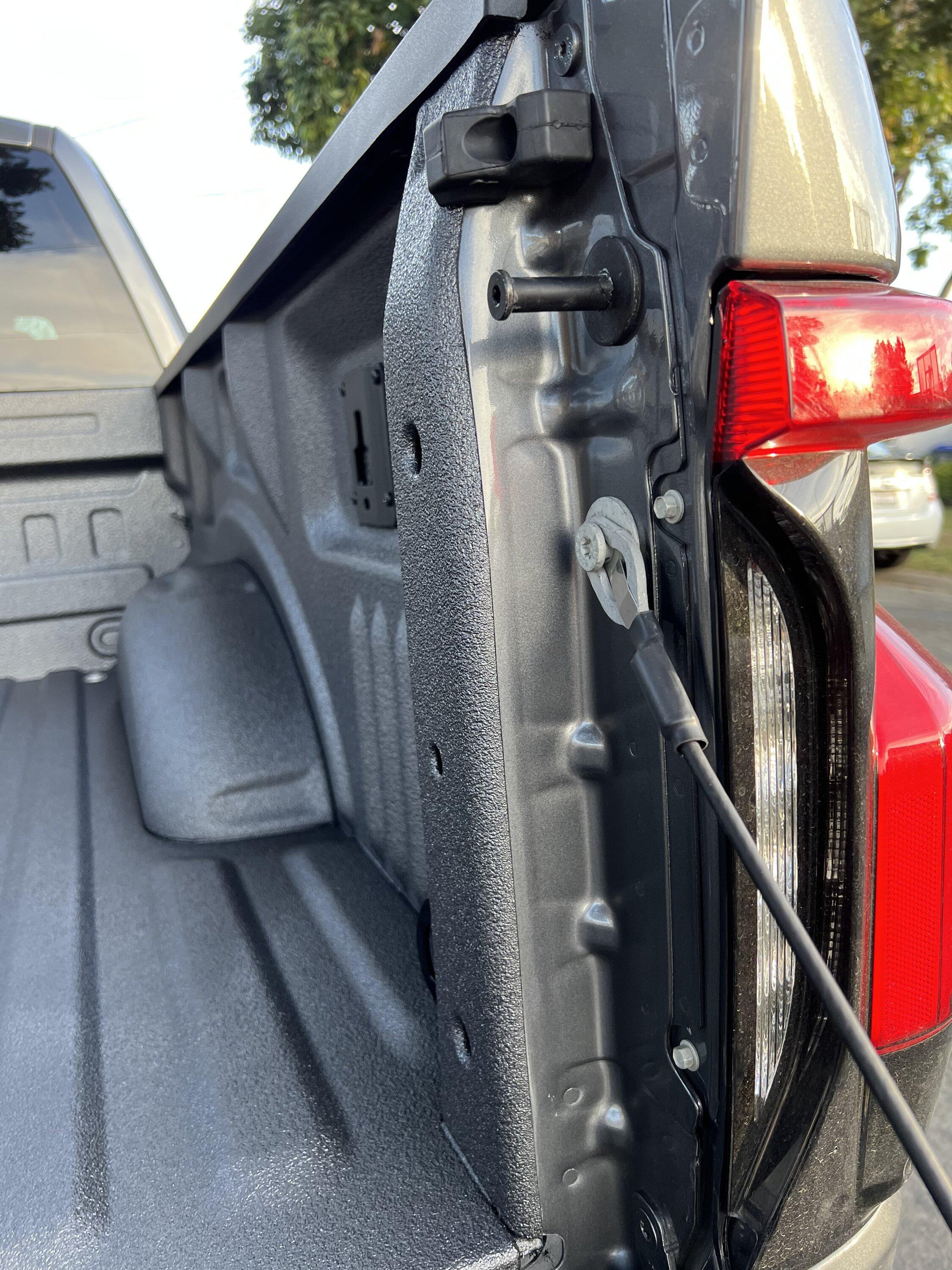 Line X Spray Bedliner Color Match to Carbonized Gray | Ford Lightning ...