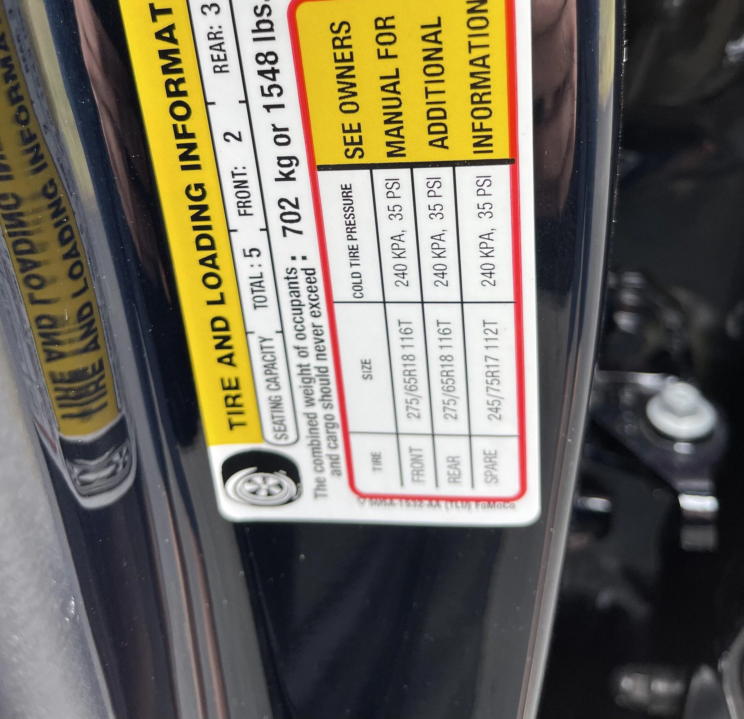 2021 F-150 Payload Stickers | Page 9 | Ford Lightning Forum For F-150 ...