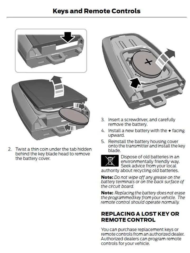 Key Fob Battery Replacement | Ford Lightning Forum For F-150 Lightning ...
