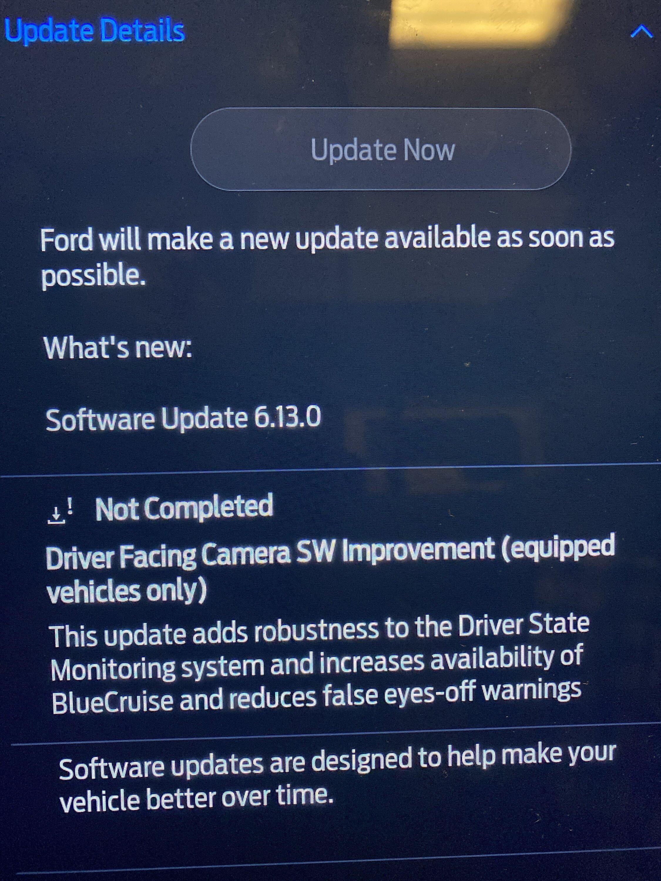 Power-Up OTA 6.13.0 - Driver Facing Camera SW Improvement | Page 3 ...