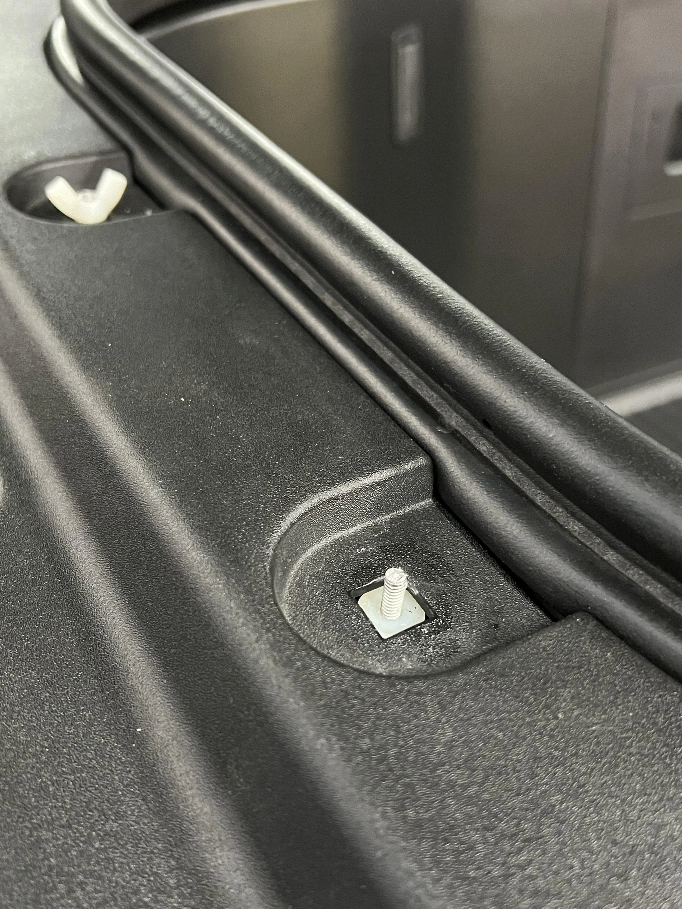 Pesky Frunk Inner Trim Panel Fasteners, my solution | Ford Lightning Forum For F-150 Lightning ...