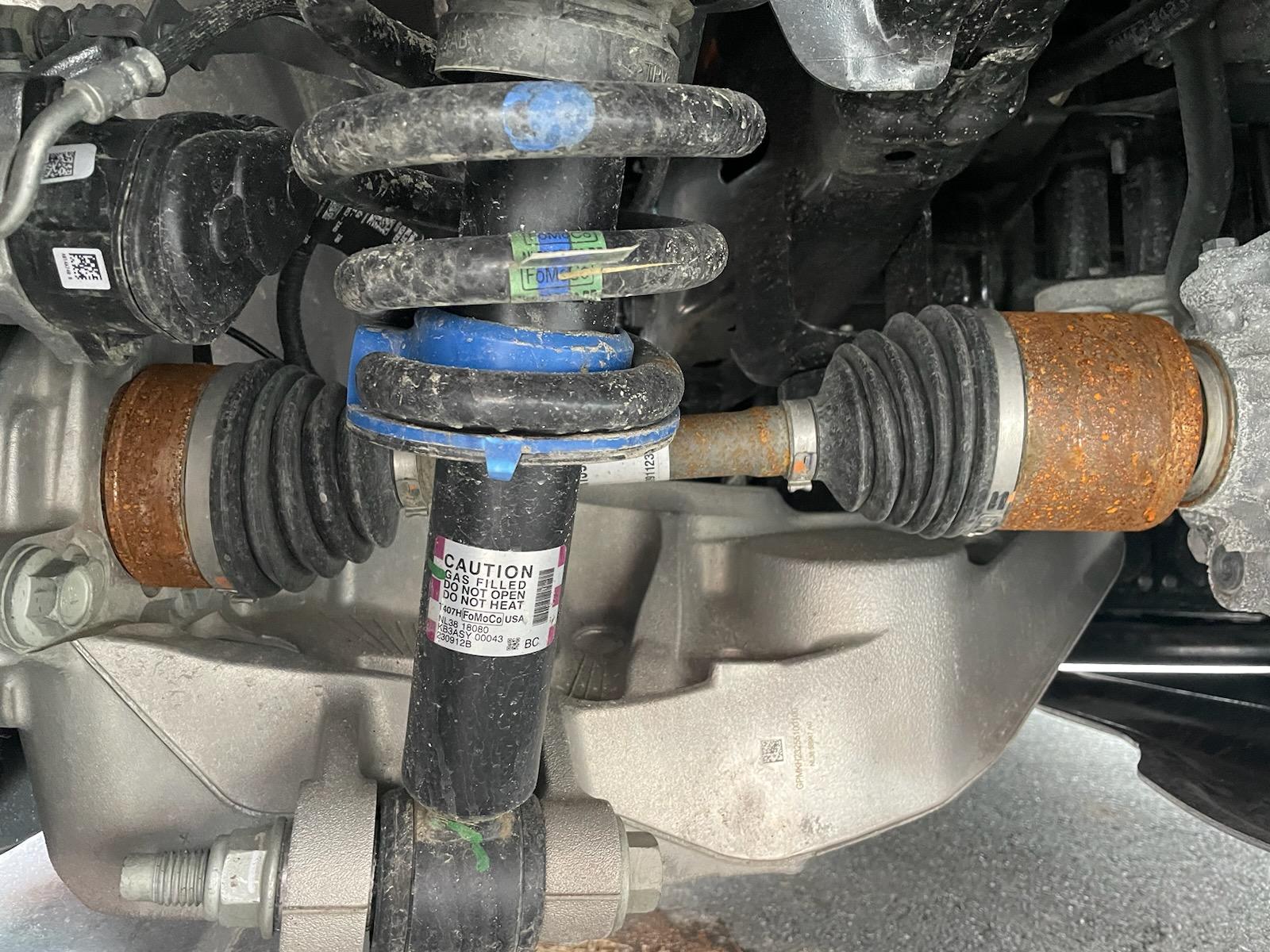 Rust on axel/suspension already? | Ford Lightning Forum For F-150 ...