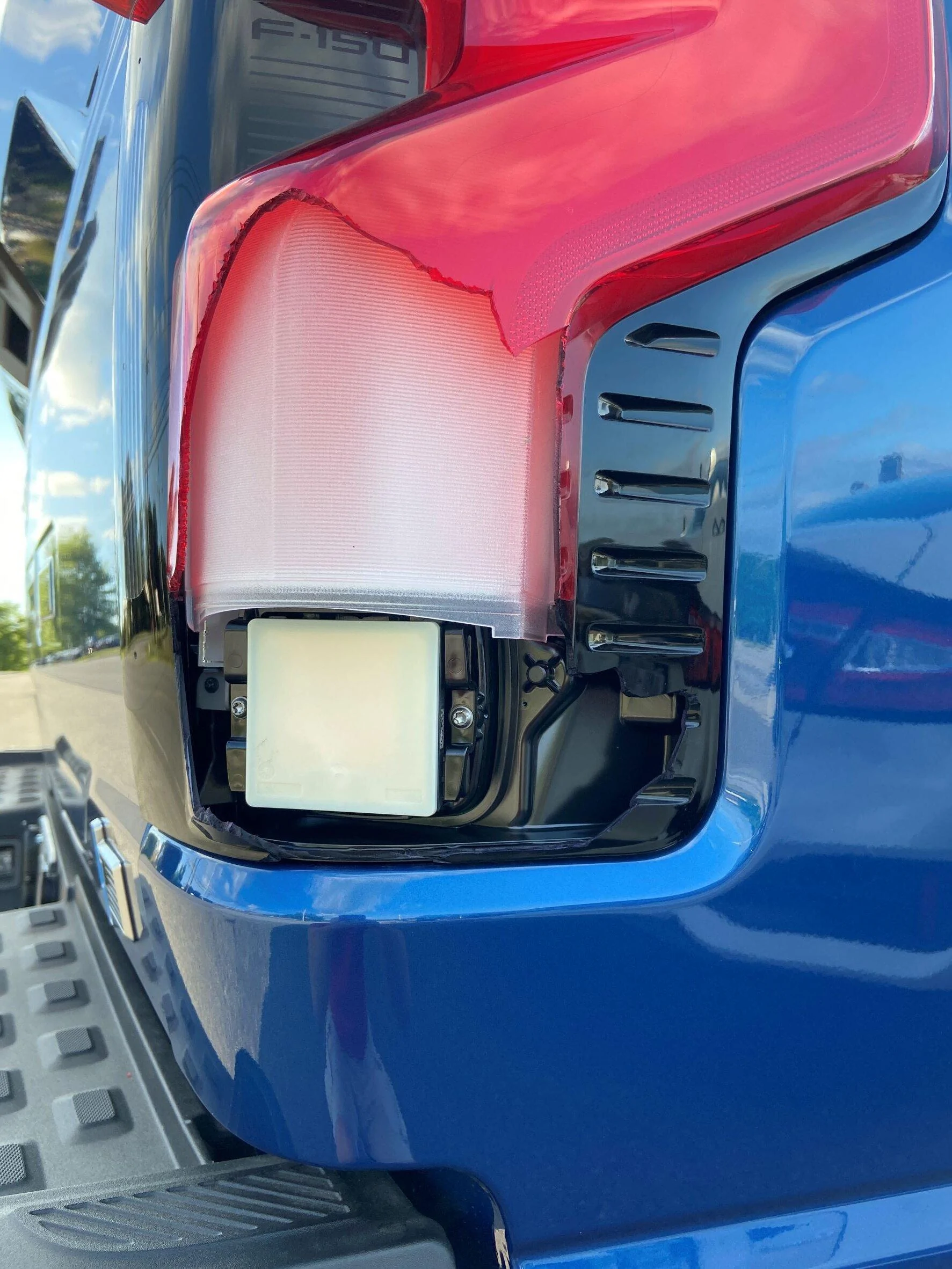 No upgrading reverse bulbs: taillight housing now single unit | Ford ...