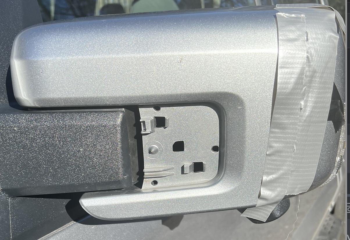 Help! Missing Rear View Snap-In Plastic Piece | Ford Lightning Forum ...