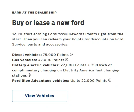 Misleading Reward Points | Ford Lightning Forum For F-150 Lightning EV ...