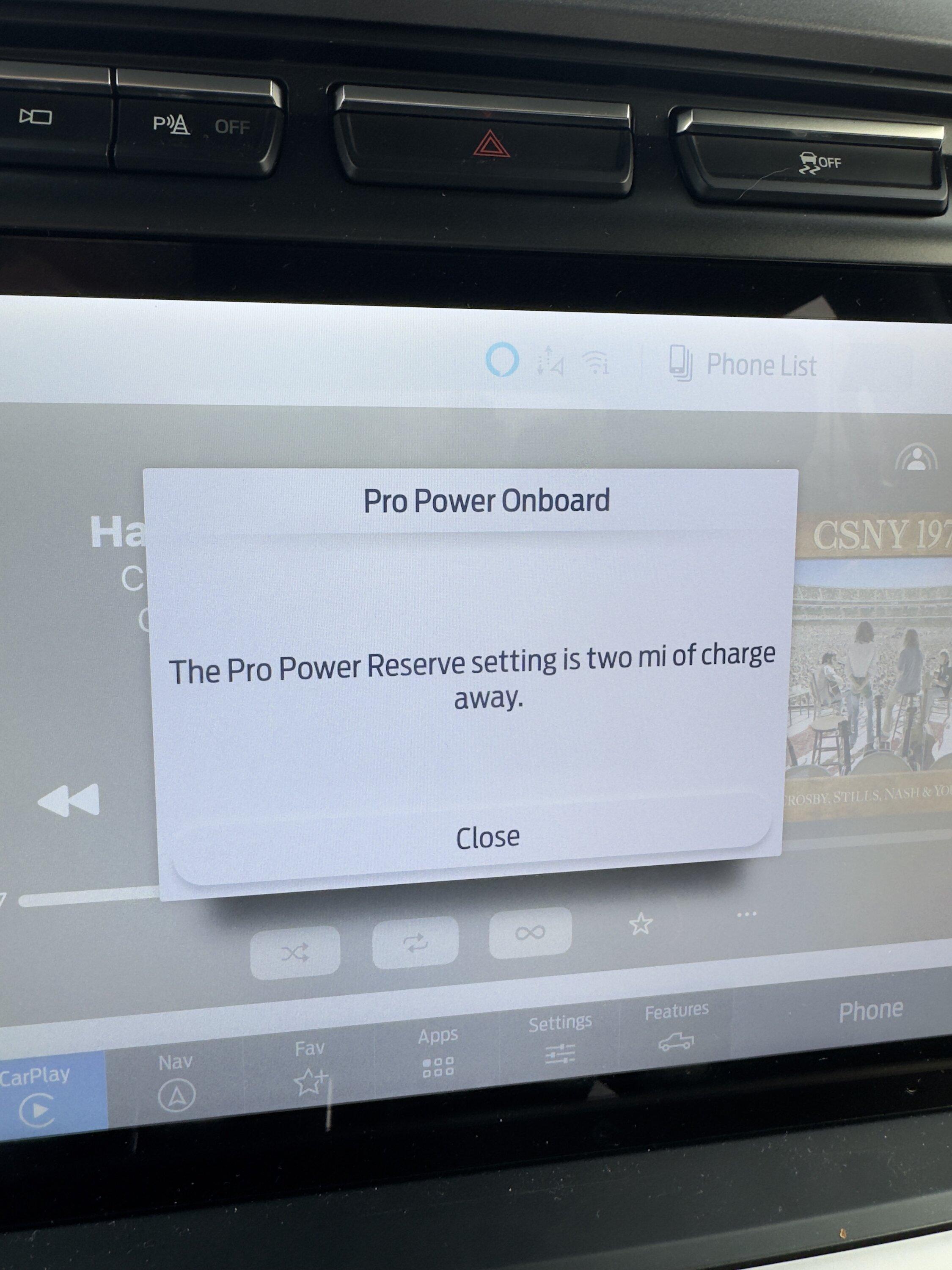 Propower Onboard Error Message | Ford Lightning Forum For F-150 ...