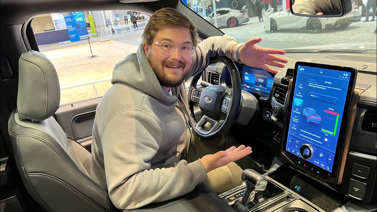 Hands-on Video: F-150 Lightning Infotainment System / Touchscreen ...