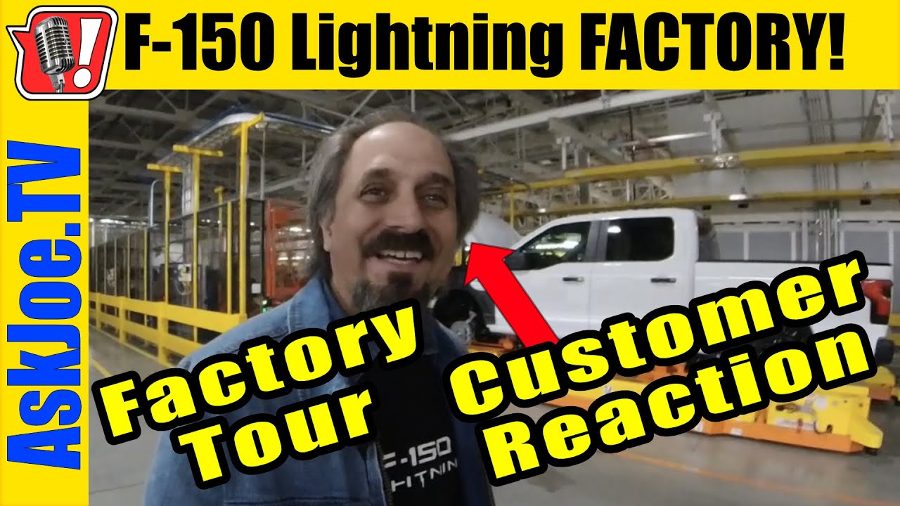 Video: My F-150 Lightning Factory Tour - Launch Event | Ford Lightning ...