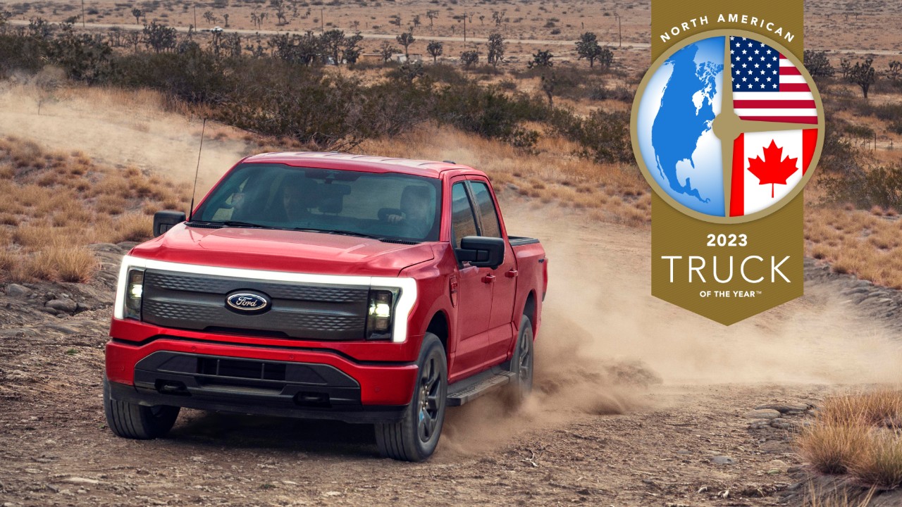 🏆 F-150 Lightning Wins 2023 North American Truck Of The Year! 3rd ...