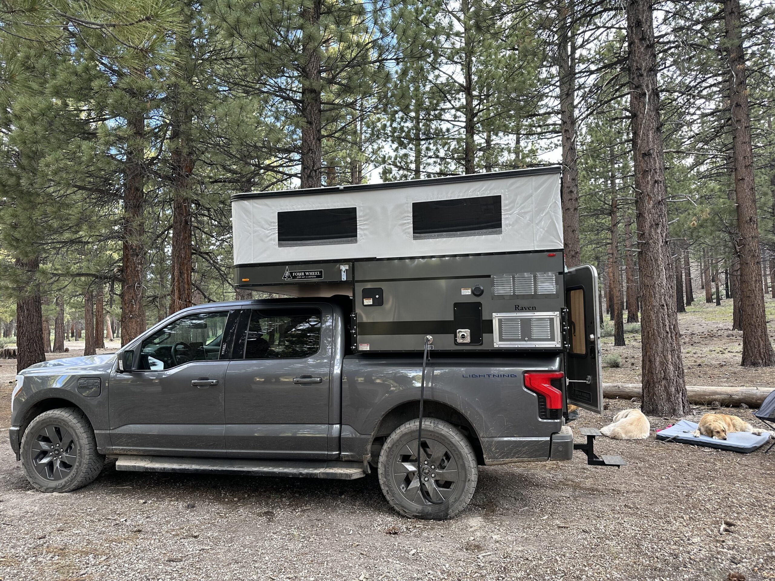 My F-150 Lightning / Raven Slide In Camper Review Article For Four ...