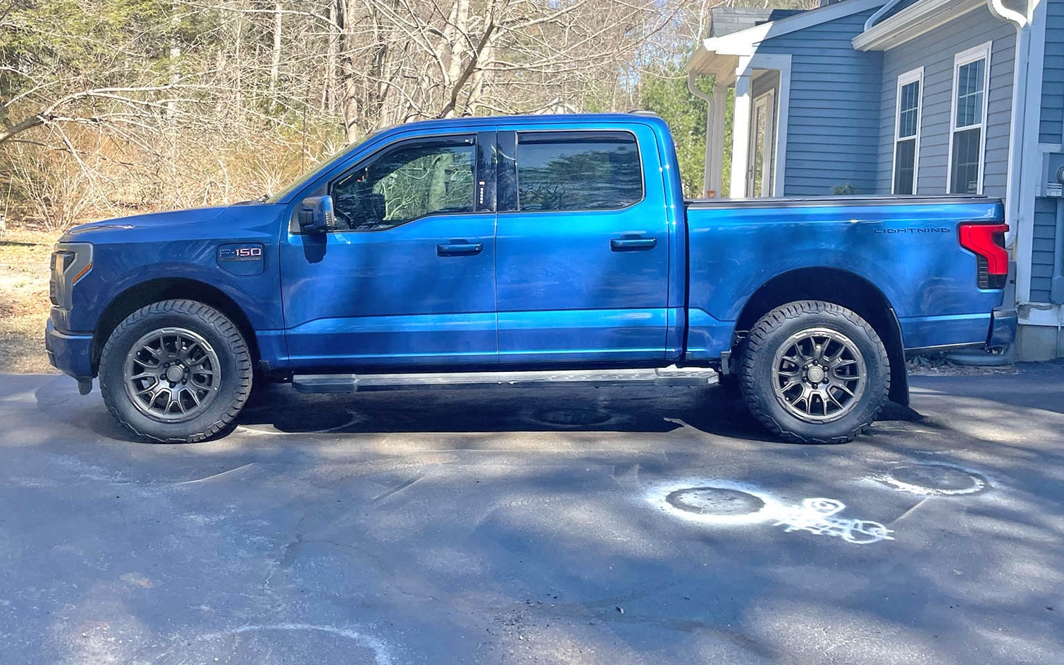 Nokian Outpost nAT tires on Roush Wheels installed. No real hit on ...