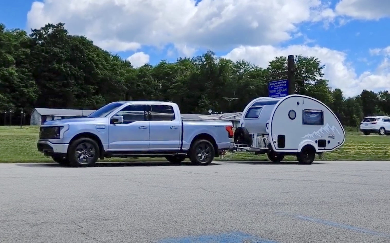 Lightning towing teardrop trailer cross-country trip report series ...