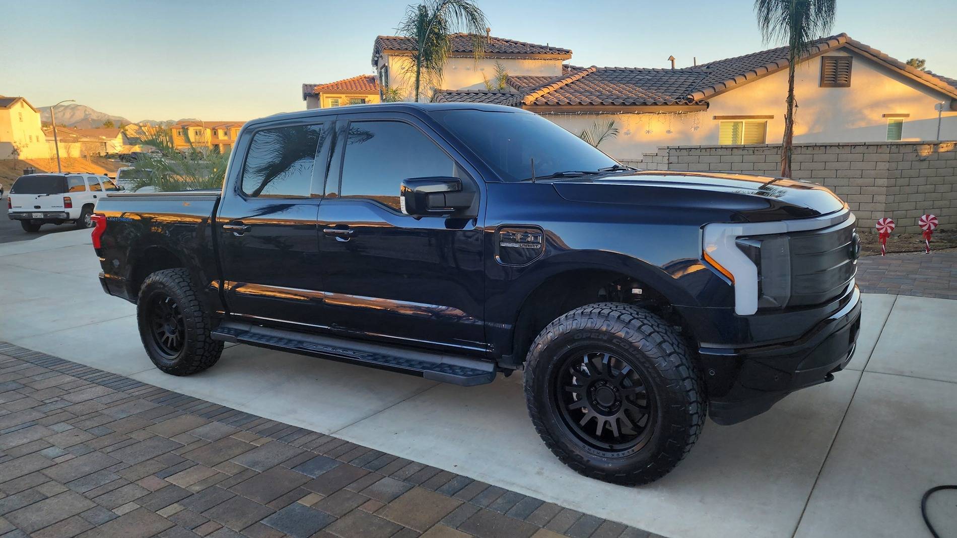 Toyo Open Country AT3 EV Tires + Black Rhino Rapid 20x9 wheels +12mm ...