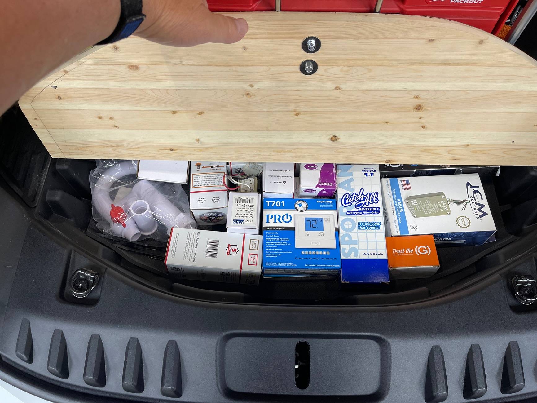 Lower Frunk Storage Flip-Up Lid - DIY Solution | Ford Lightning Forum ...